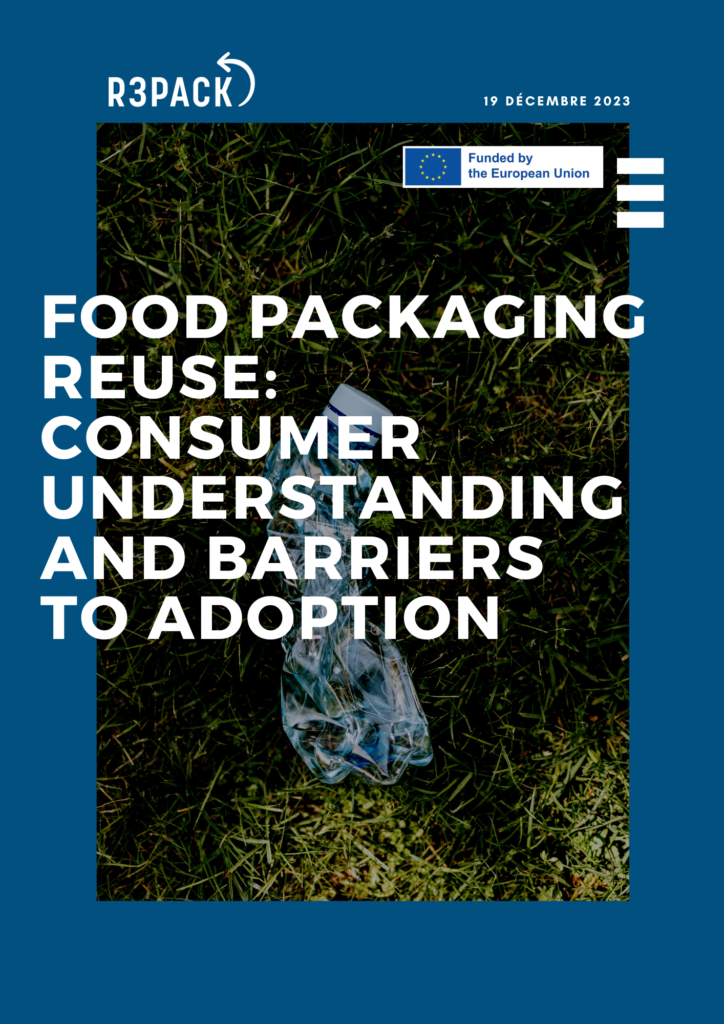 Food Packaging Reuse: Consumer Understanding and Barriers to Adoption